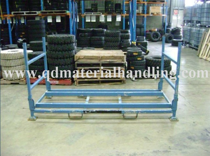 Heavy Duty Scale Folding Metal Stackable Truck Tire Rack|Stacking Tire ...